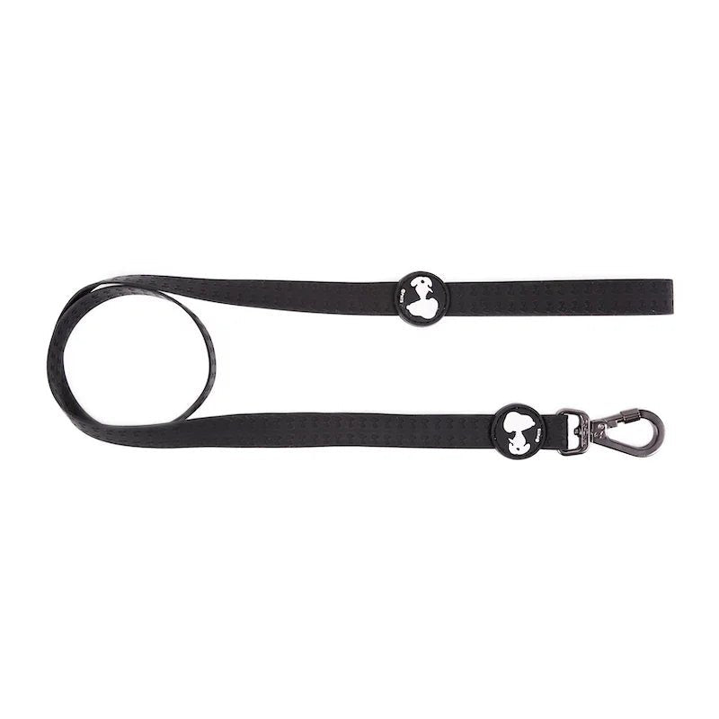 Neoprene Snoopy Black Dog Lead | Pawfecthome